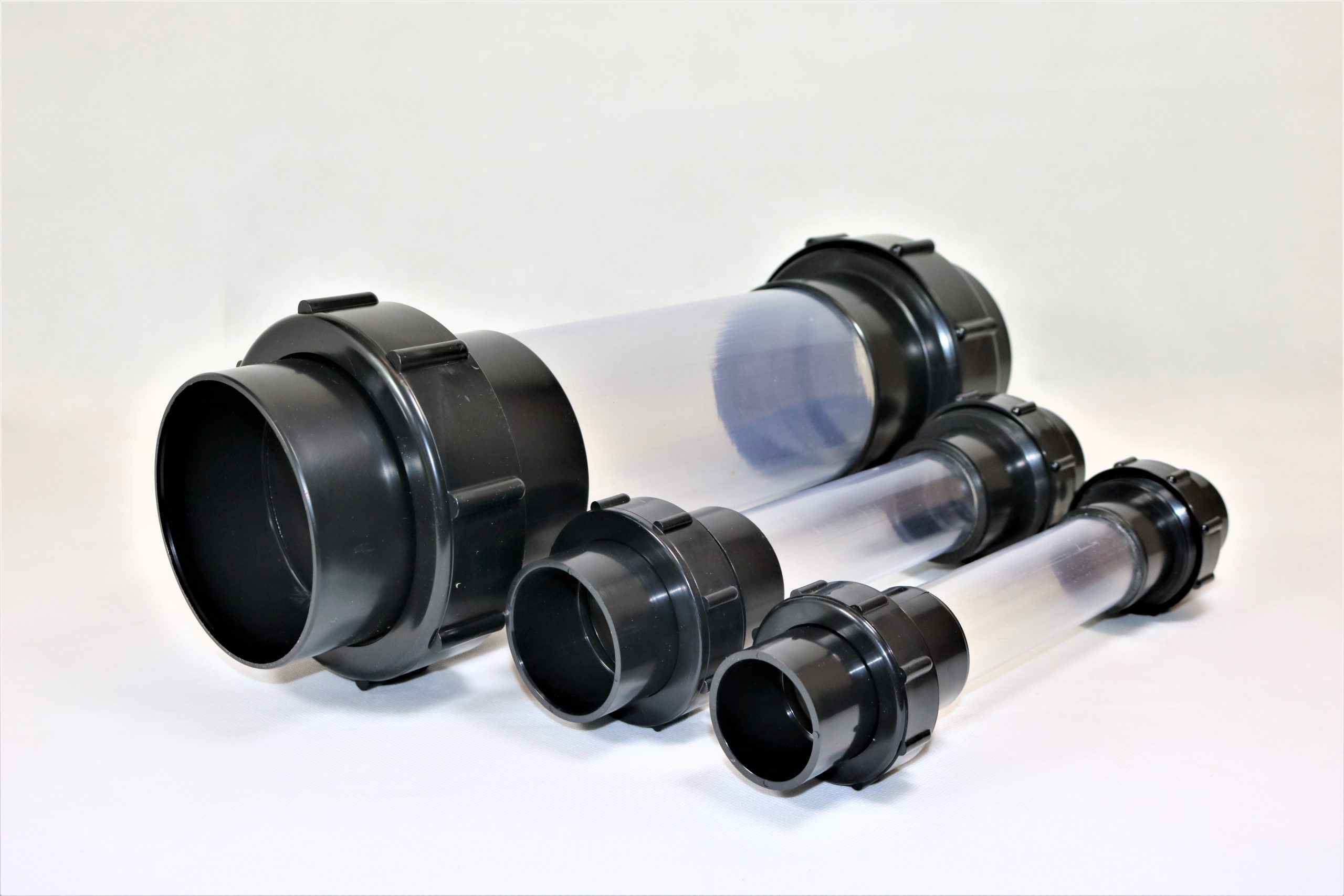 50mm In-Line Demountable Coupling Sight Glass Connector - Eco Filtration
