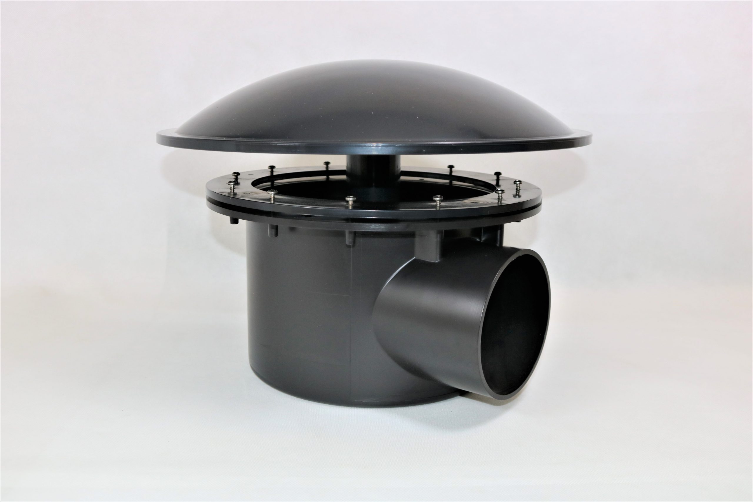 Large Pond Bottom Drain and Dome In Stock Eco Filtration