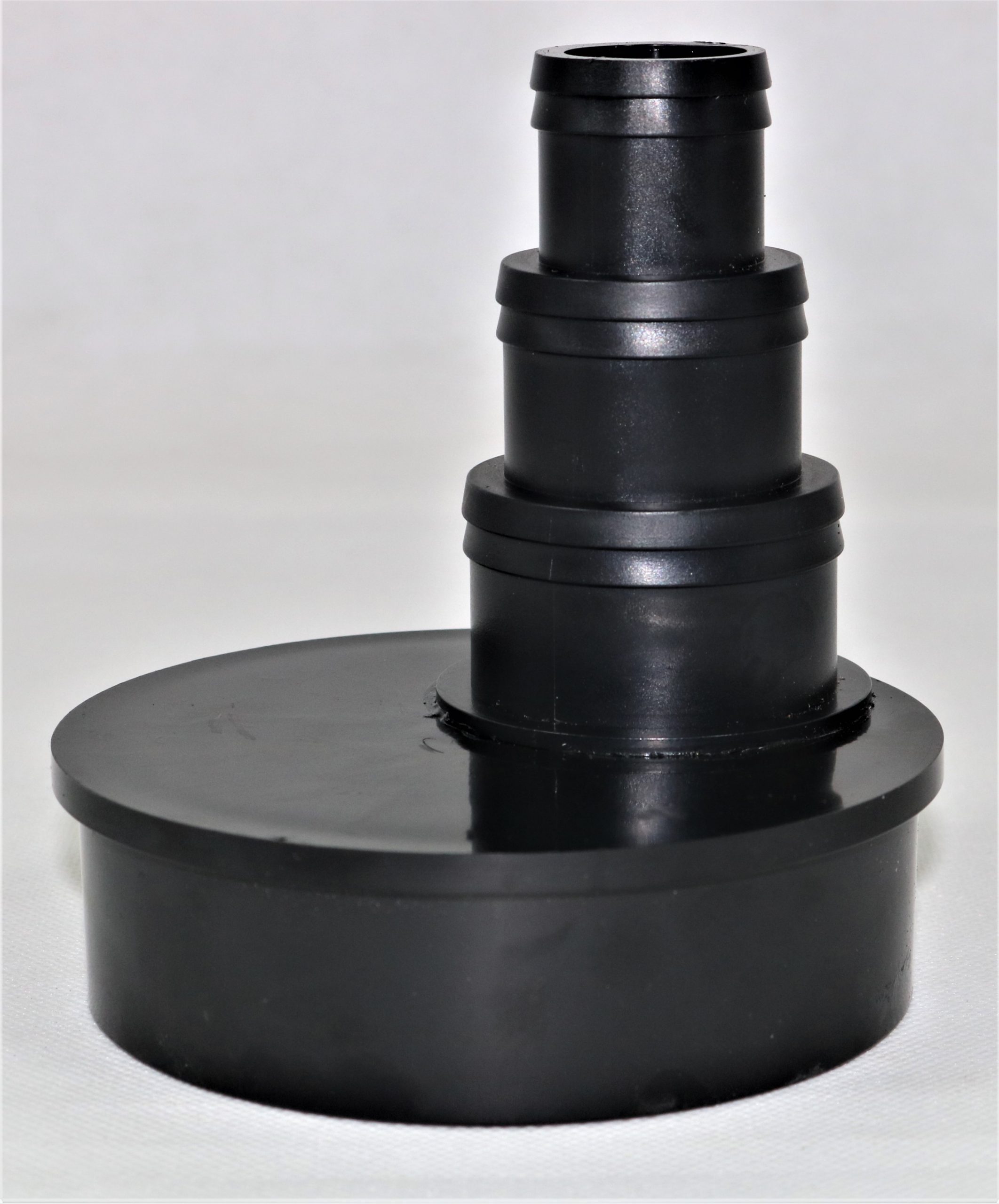 4"/110mm Internal Blanking Bung with a 50mm 3 Stepped Hosetail (Large ...