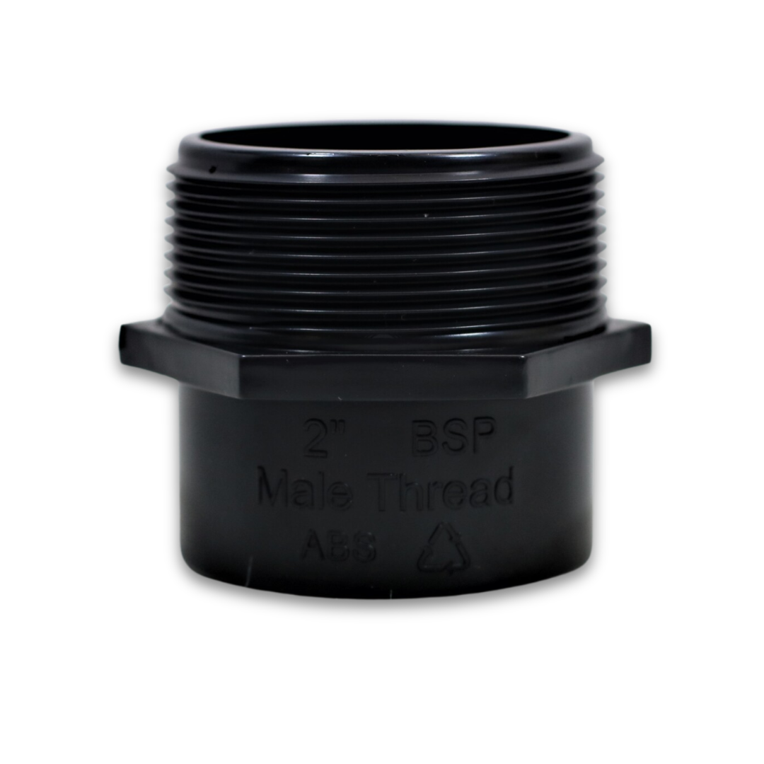 2" BSP Male Thread to 56mm OD Solvent Weld - Eco Filtration