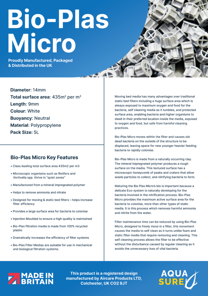 Bio-Plas Micro Filtration Media